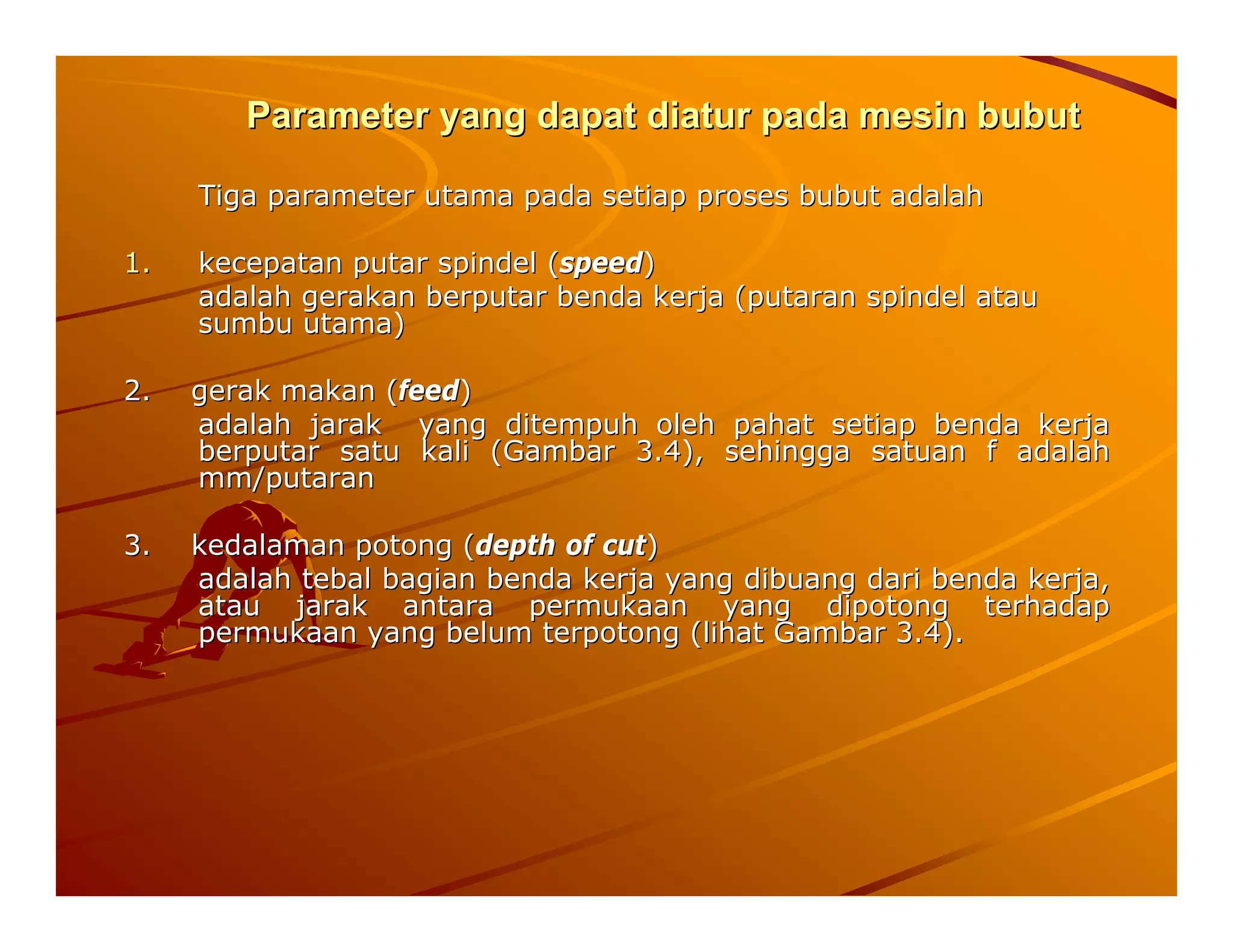 (P pt) materi 2. proses kerja bubut (turning) | PDF