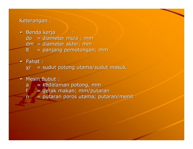 (P pt) materi 2. proses kerja bubut (turning) | PDF