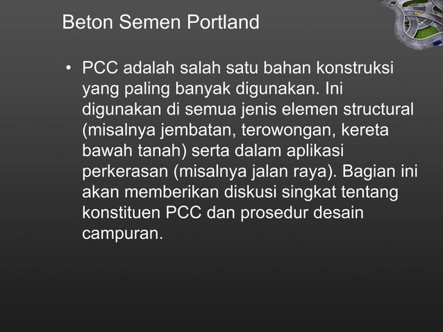 Ppt material perkerasan jalan pjr 1 | PPTX