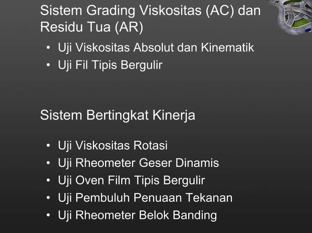 Ppt material perkerasan jalan pjr 1 | PPTX