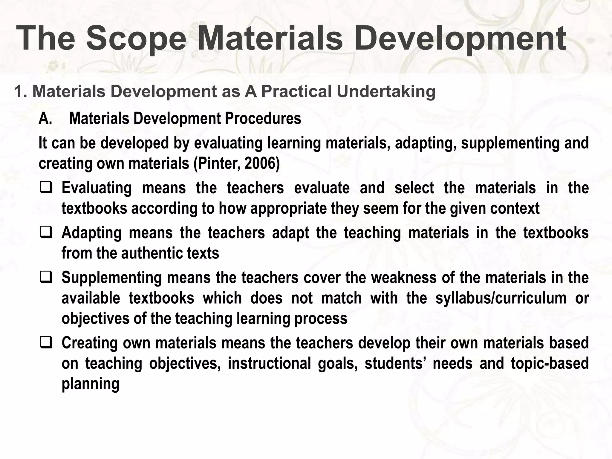 Ppt materials for ESP | PPTX