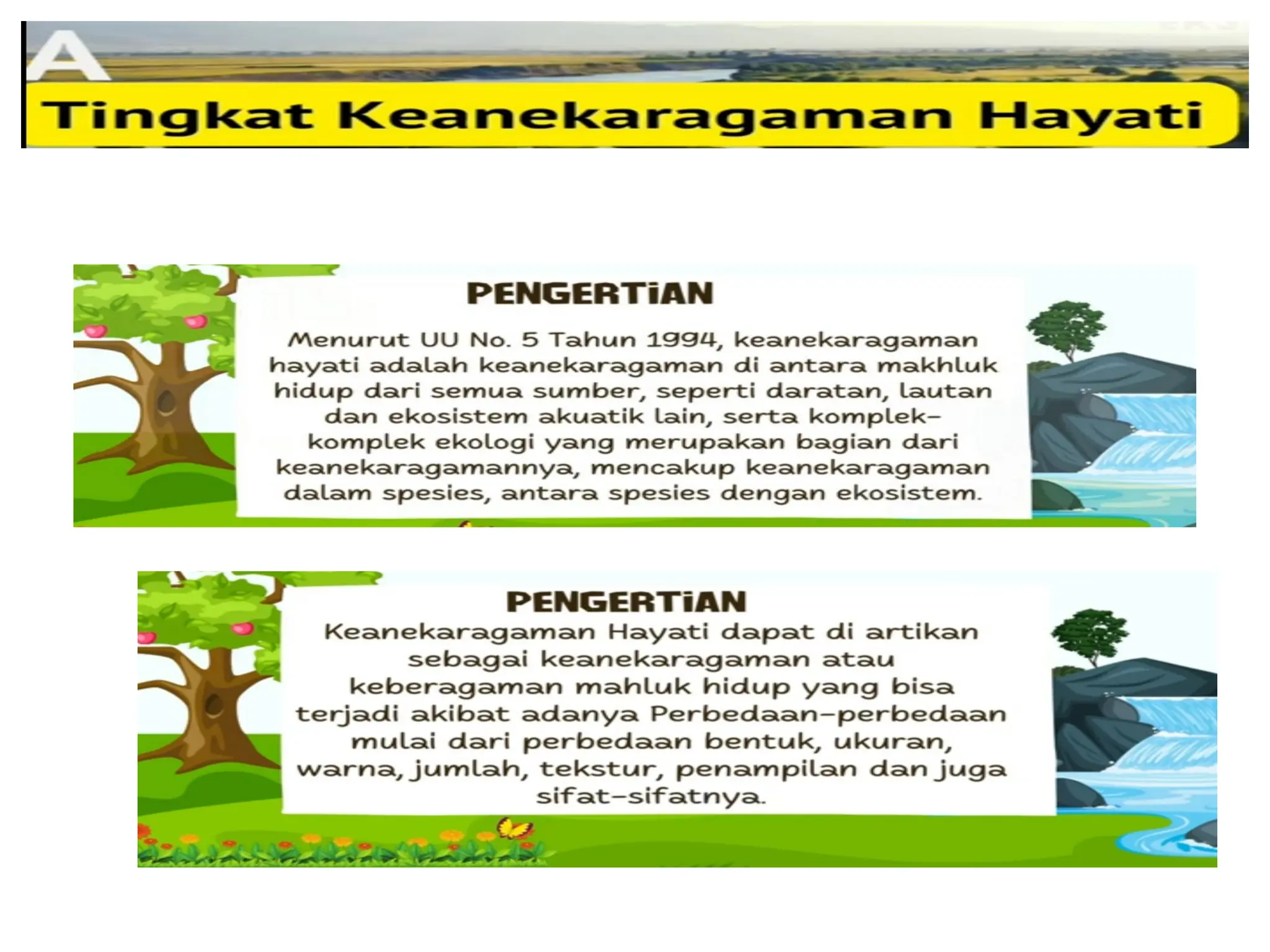 PPT Materi Bab 1 Keanekaragaman Hayati (A. Tingkat keanekaragaman ...