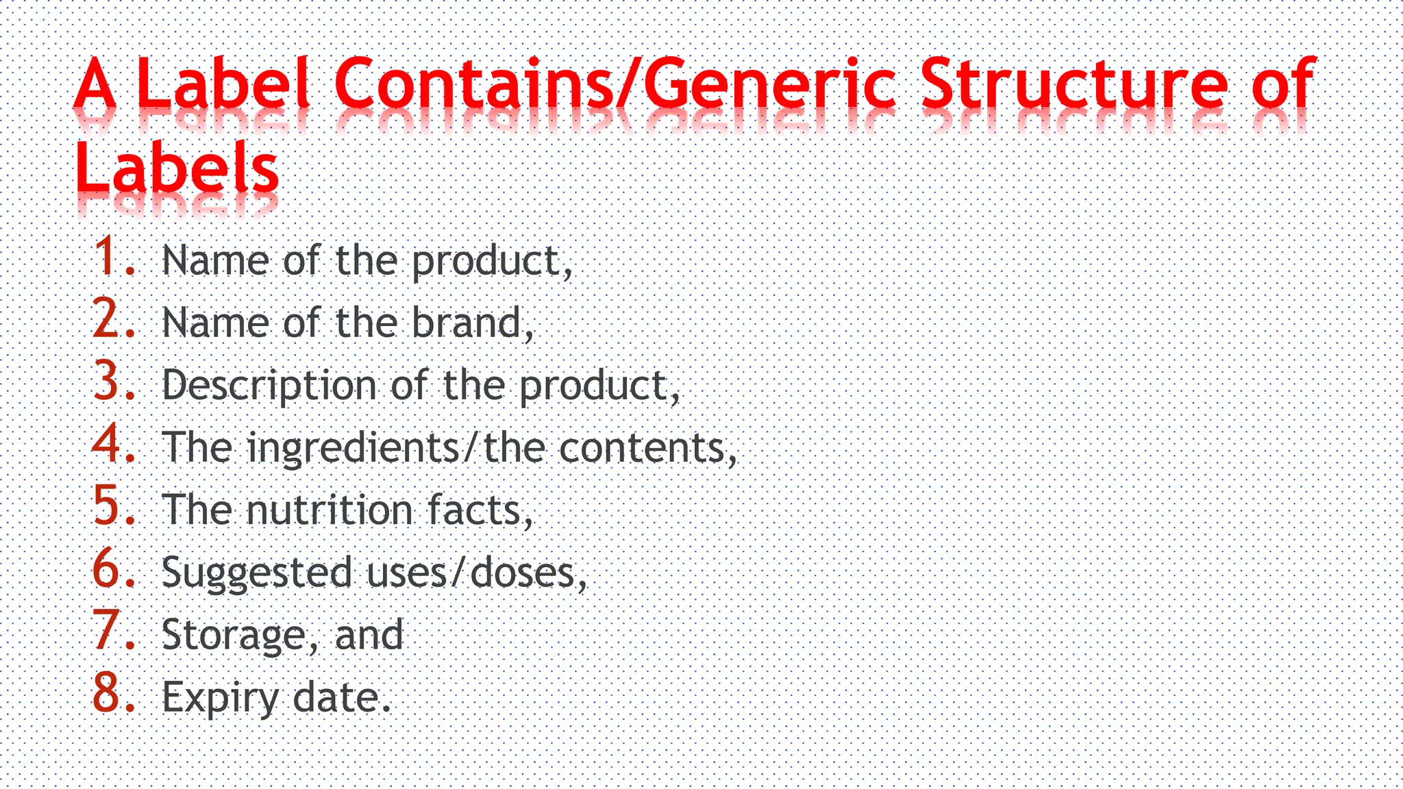 PPT Materi Bahasa Inggris Kelas 9 - labels.pptx