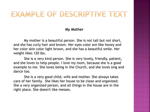 Ppt materi belajar kelas smp kelas vii descriptive text | PPTX