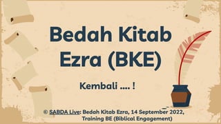Bedah Kitab Ezra | PDF