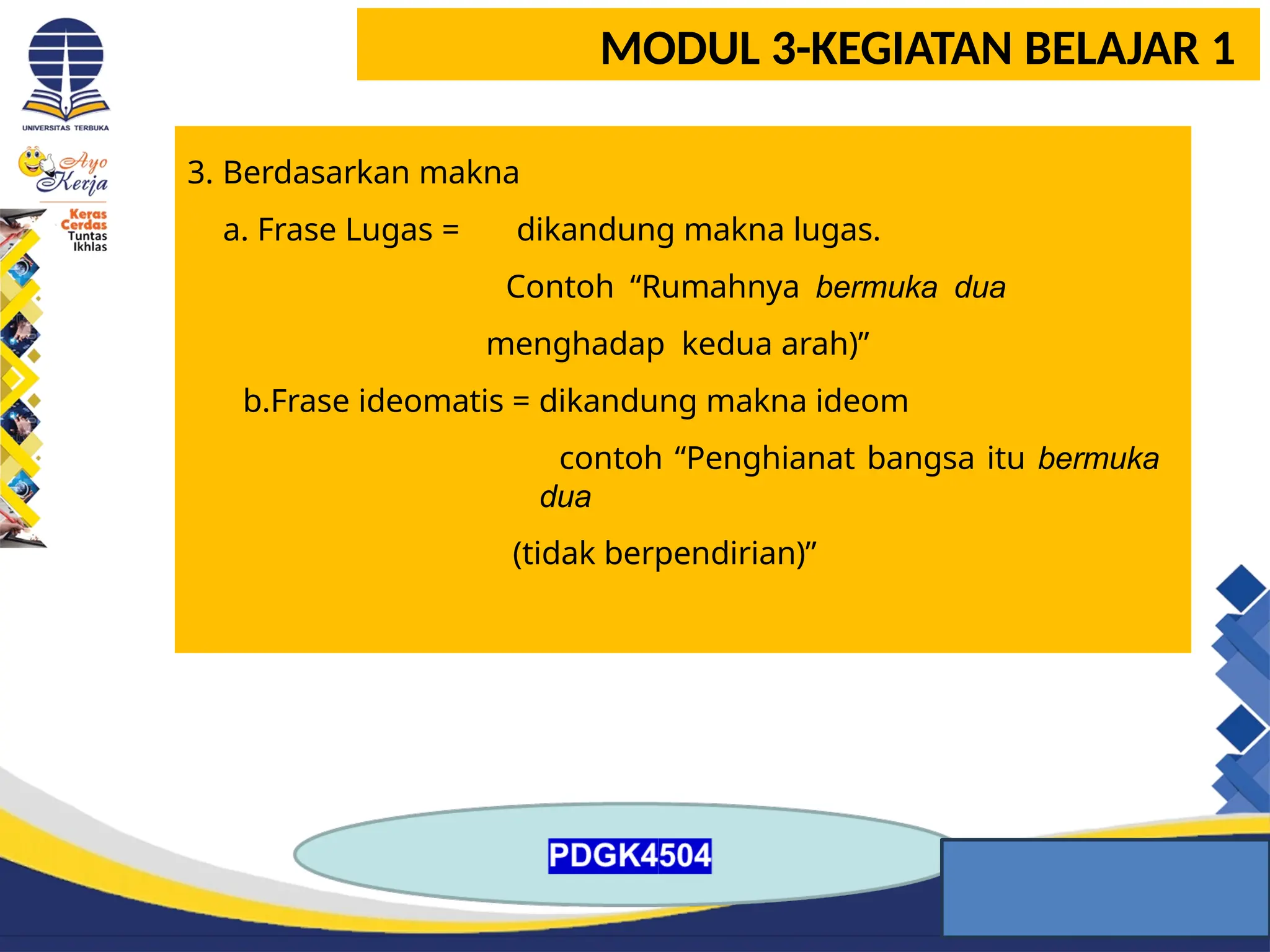 PPT MATERI DAN PEMBELAJARAN B.INDO SD .KEL.3 MODUL 3.SEMESTER 9.pptx