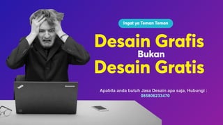 PPT MATERI DESAIN GRAFIS untuk desainer grafis pemula | PPTX
