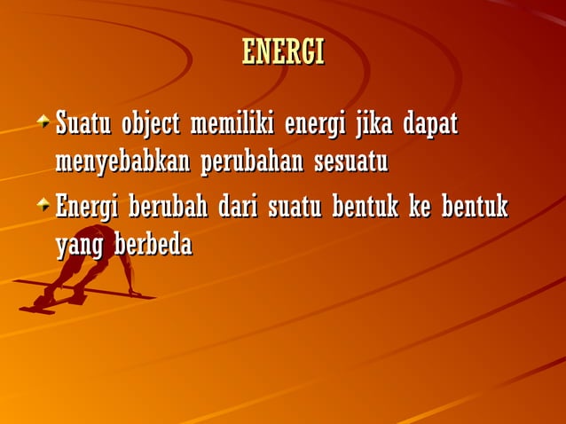 Ppt materi energi | PPT