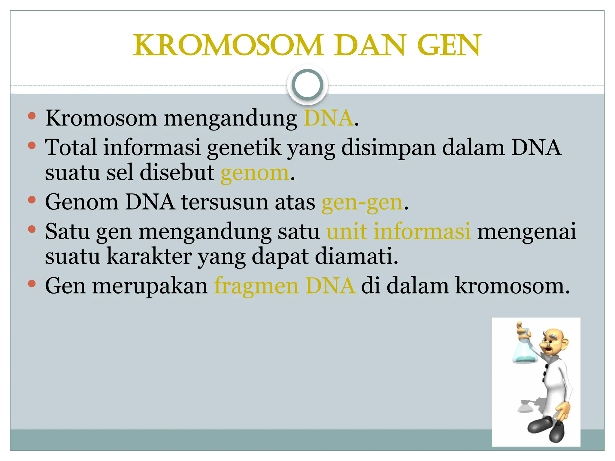 Bab 3. Materi Genetik Biologi kelas 3 SMA | PPTX