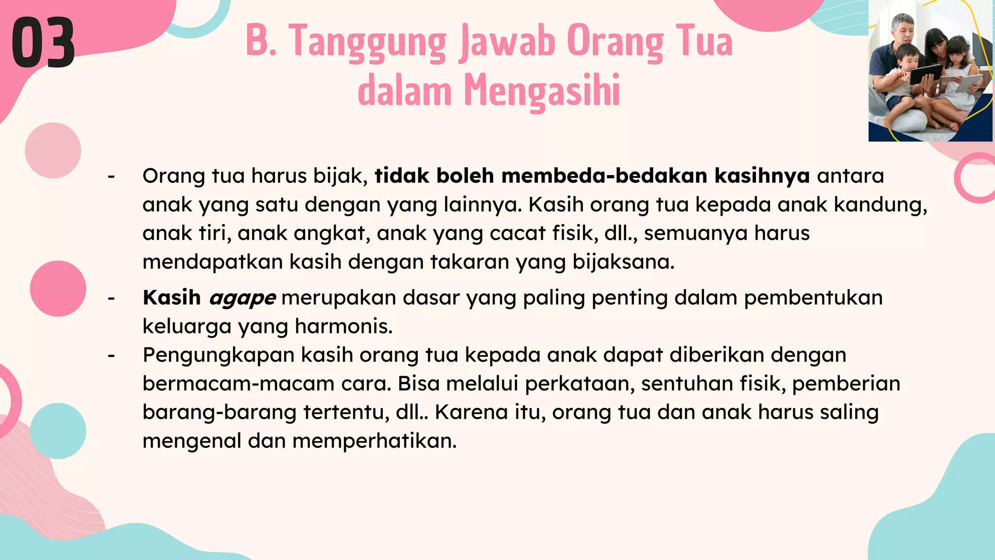 Materi Kelas "Orang Tua dan Keluarga" | PDF