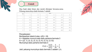 Ppt materi peluang pembelajaran 1 kelas viii | PPTX