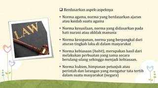 PPT Materi Sosiologi Kelas X Bab 2. Nilai dan Norma Sosial (KTSP).pptx