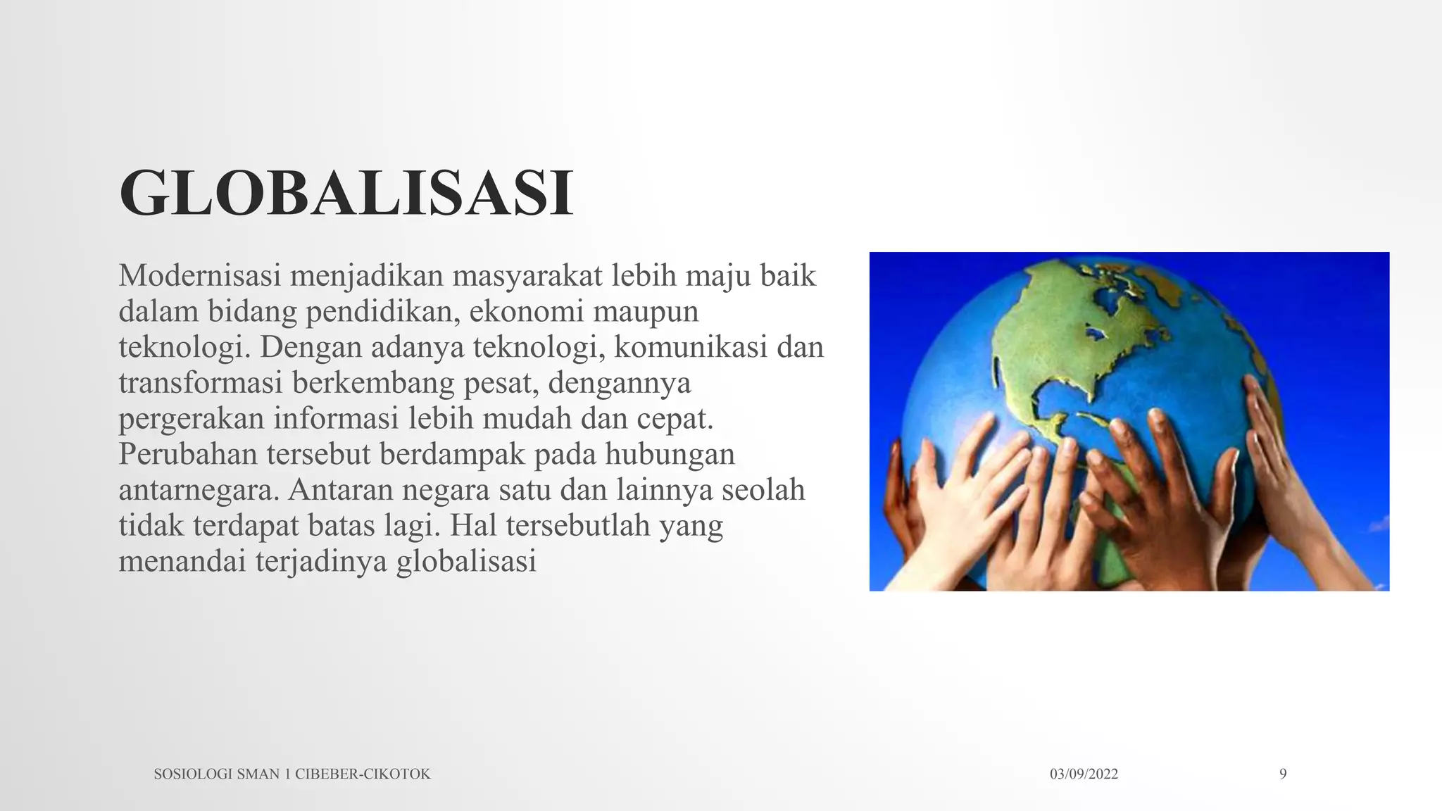 PPT Materi Sosiologi Kelas XII. 2. Modernisasi dan Globalisasi (KTSP).pptx