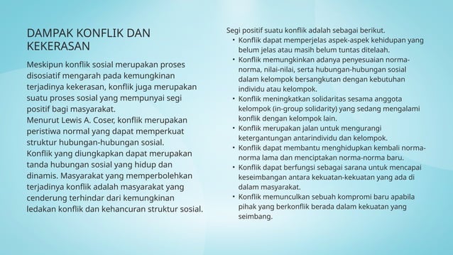 PPT Materi Sosiologi SMA Kelas XI Bab 3 Konflik Sosial (Kurikulum Merdeka).pptx