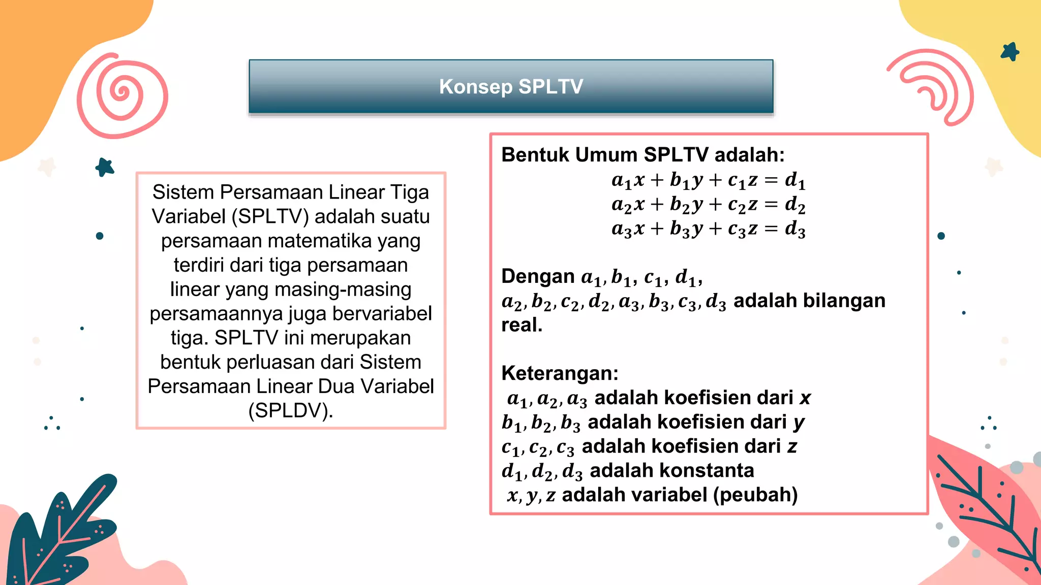 Ppt materi spltv pembelajaran 1 kelas x | PPTX