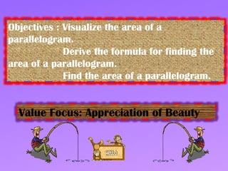 PPT MATH-QUARTER 4 Lesson 63 Finding the Area of a Parallelogram.pptx