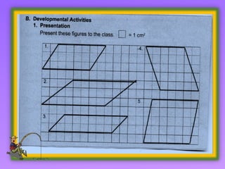 PPT MATH-QUARTER 4 Lesson 63 Finding the Area of a Parallelogram.pptx