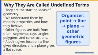 Grade 9 Mathematics: Foundations of Geometry and Geometric Construction ...