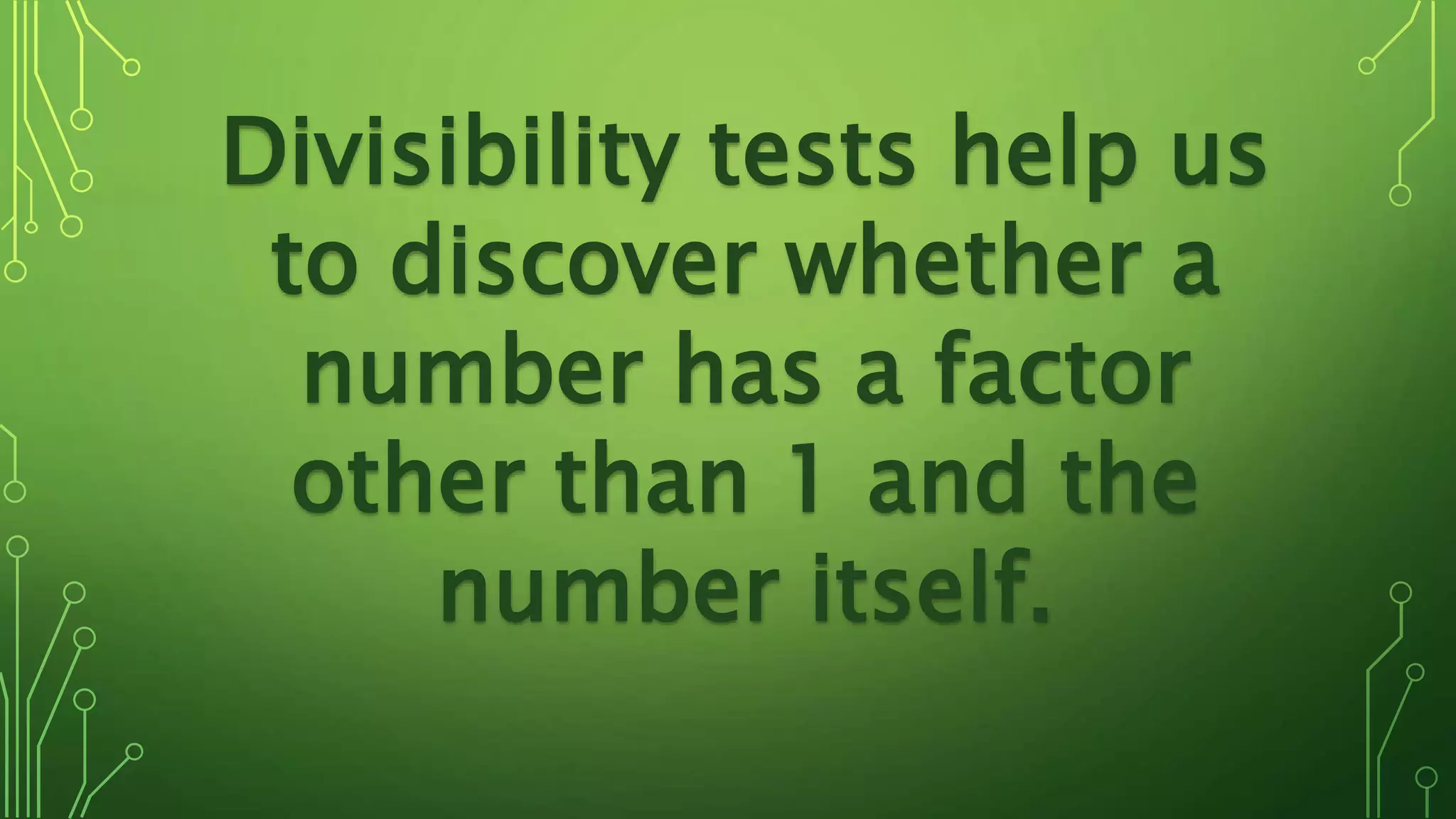 Test of Divisibility | PPTX