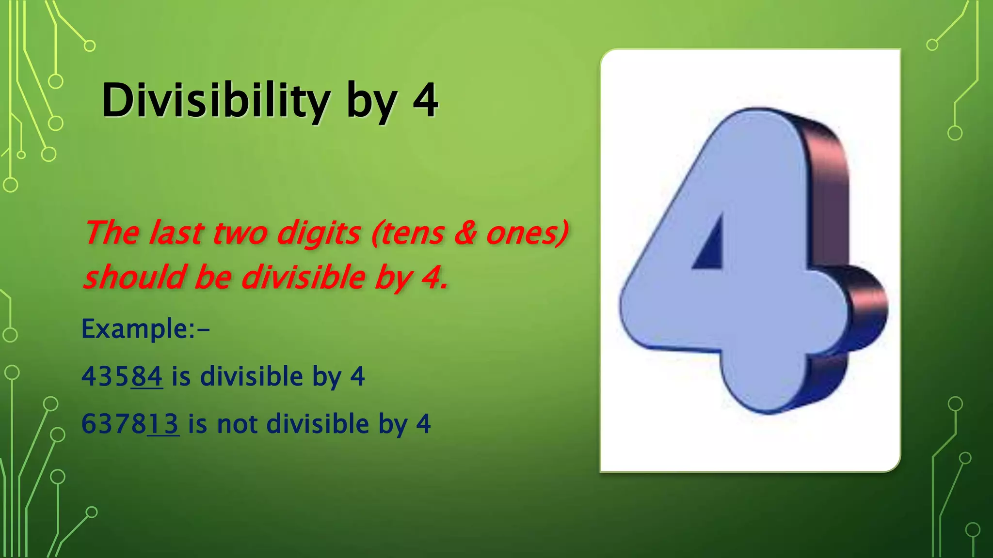 Test of Divisibility | PPTX