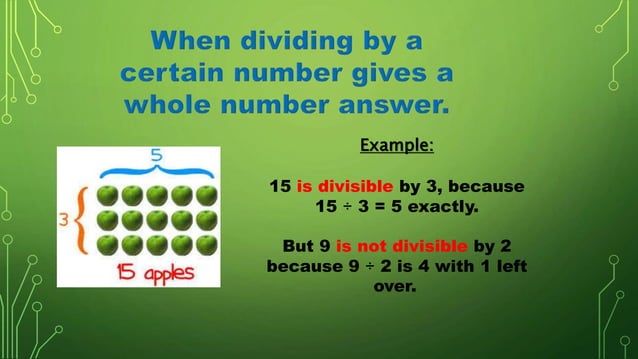 Test of Divisibility | PPTX