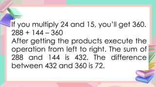 POWERPOINT PRESENTATION IN MATHEMATICS GRADE 4 | PPTX