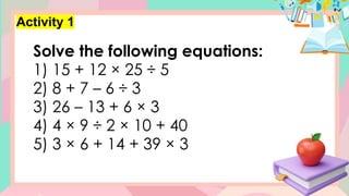 POWERPOINT PRESENTATION IN MATHEMATICS GRADE 4 | PPTX