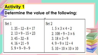 POWERPOINT PRESENTATION IN MATHEMATICS GRADE 4 | PPTX