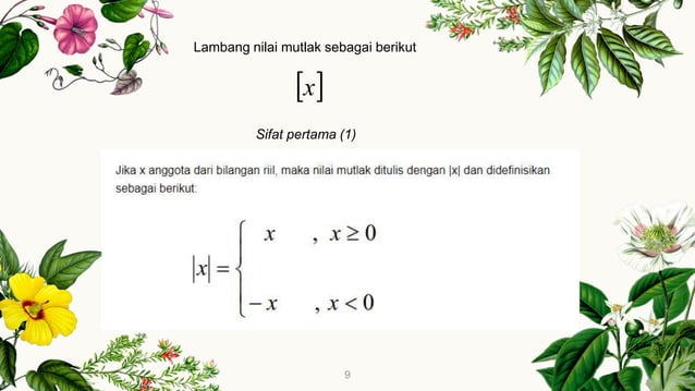 Ppt math pertemuan 1 nilai mutlak | PPT