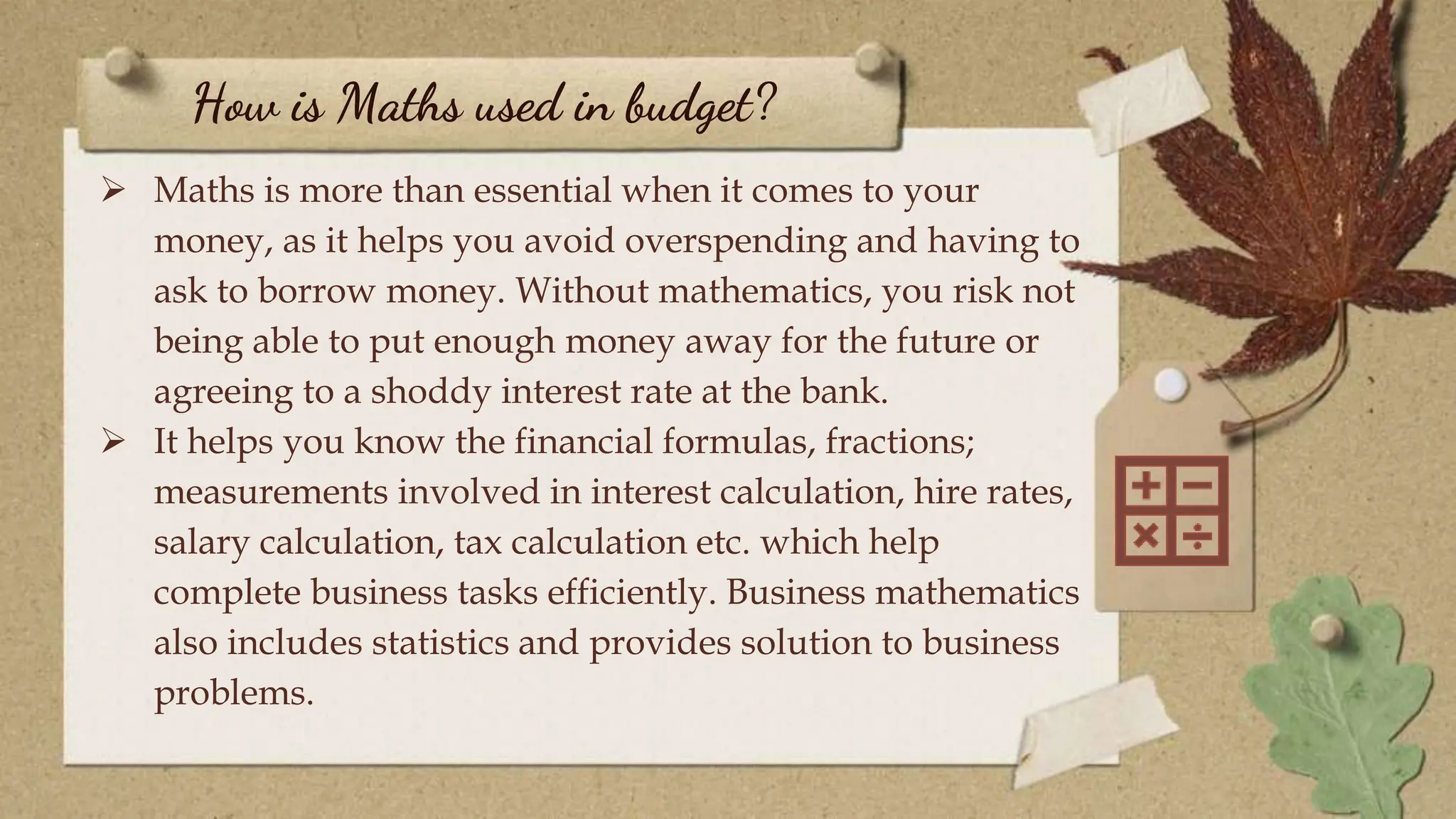 Real life math budget class 10 math project | PPTX