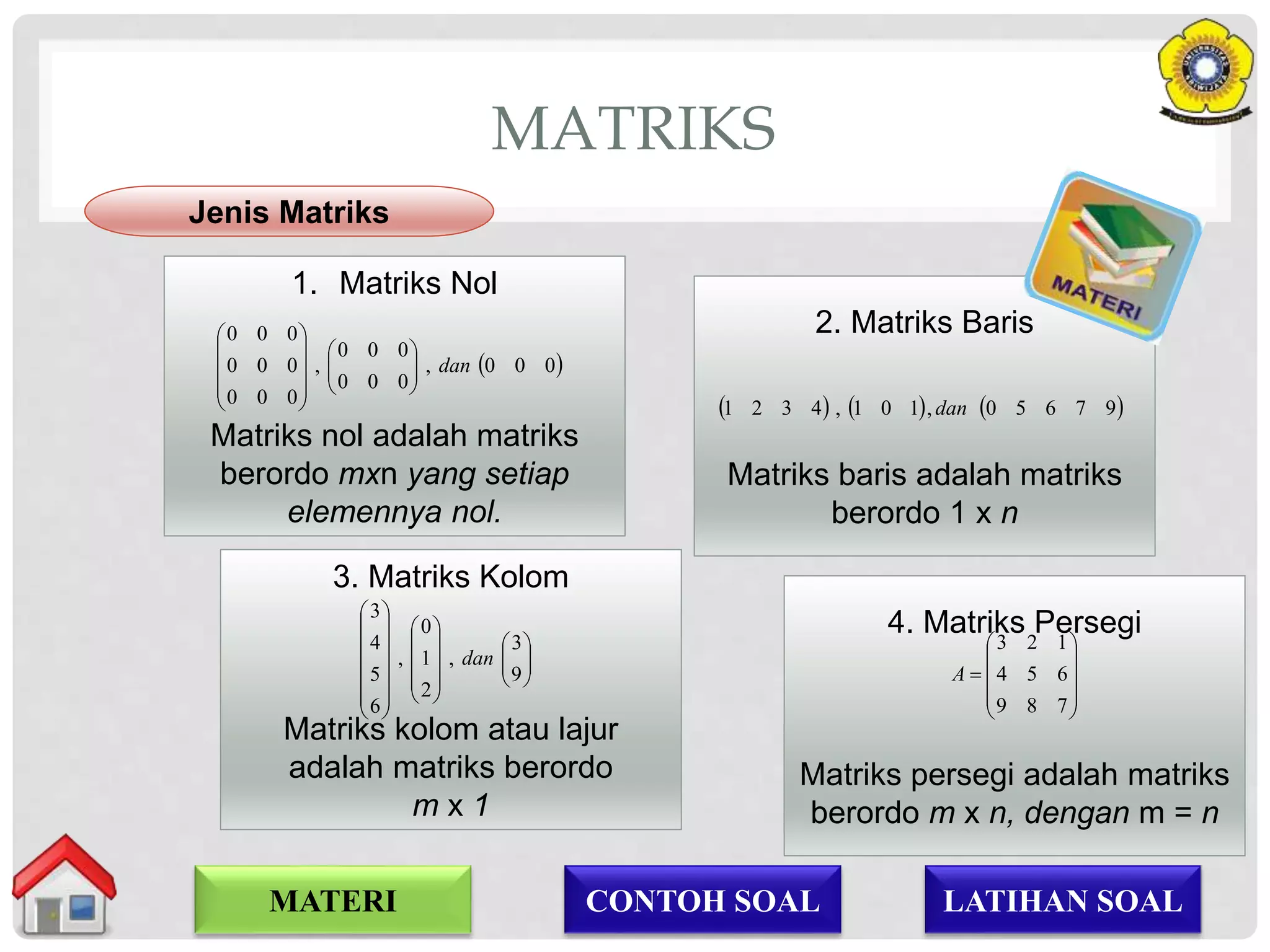 Ppt matriks | PPT