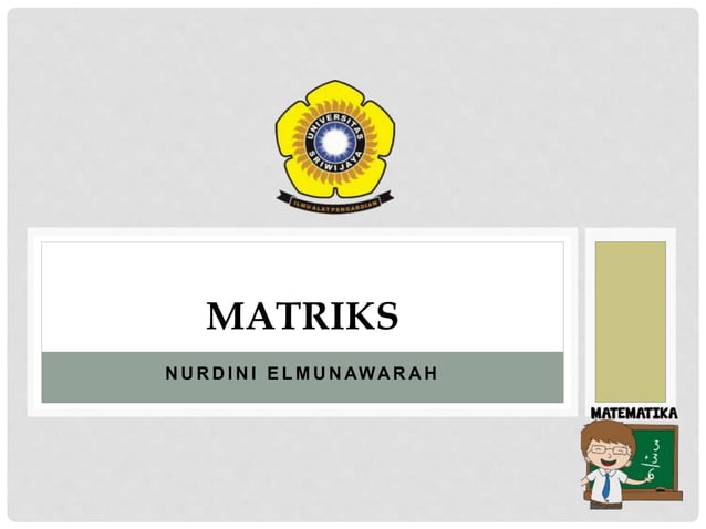 Ppt matriks | PPT