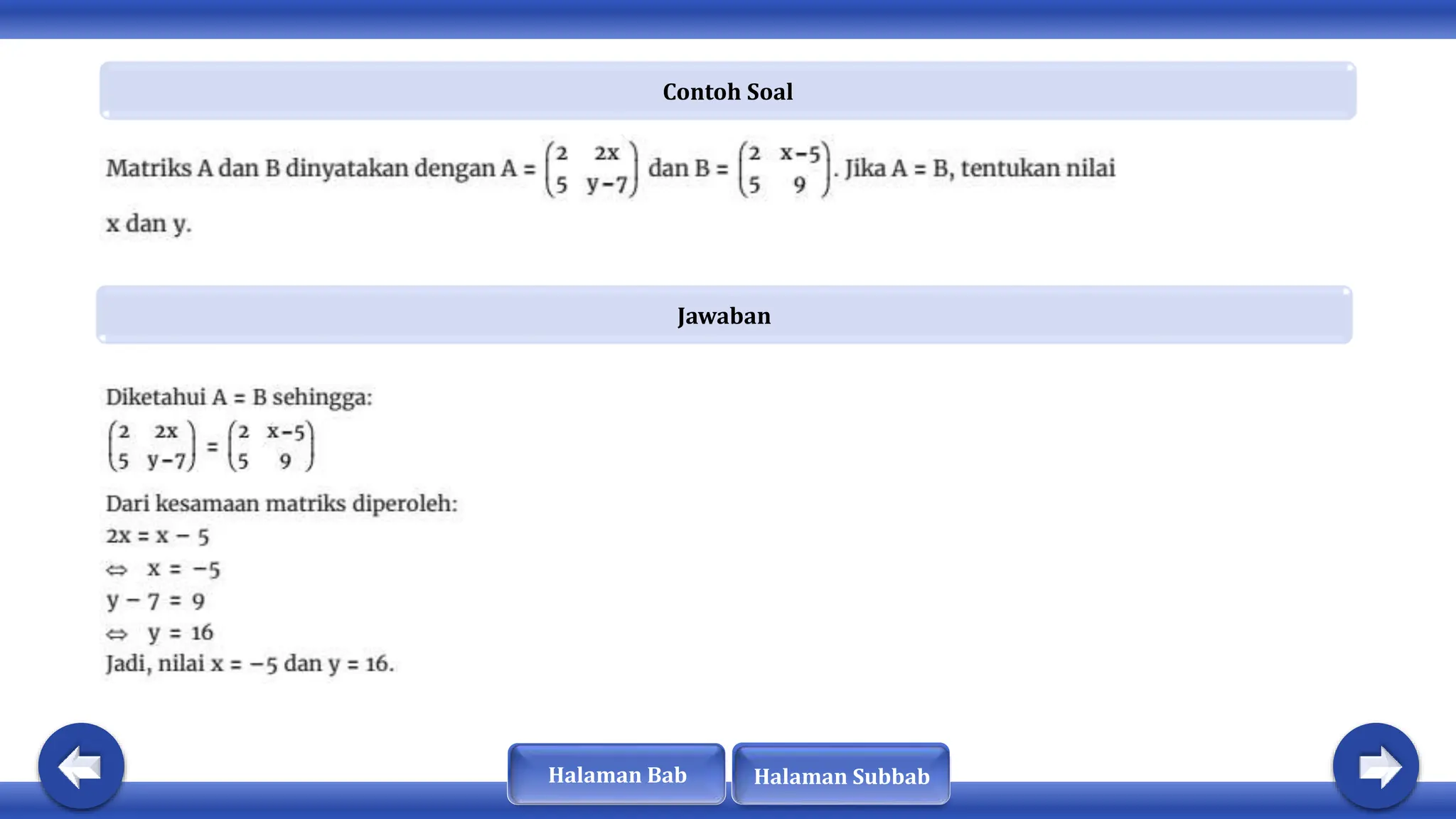PPT Matriks kelas 11 sma kurikulum merdeka | PPTX