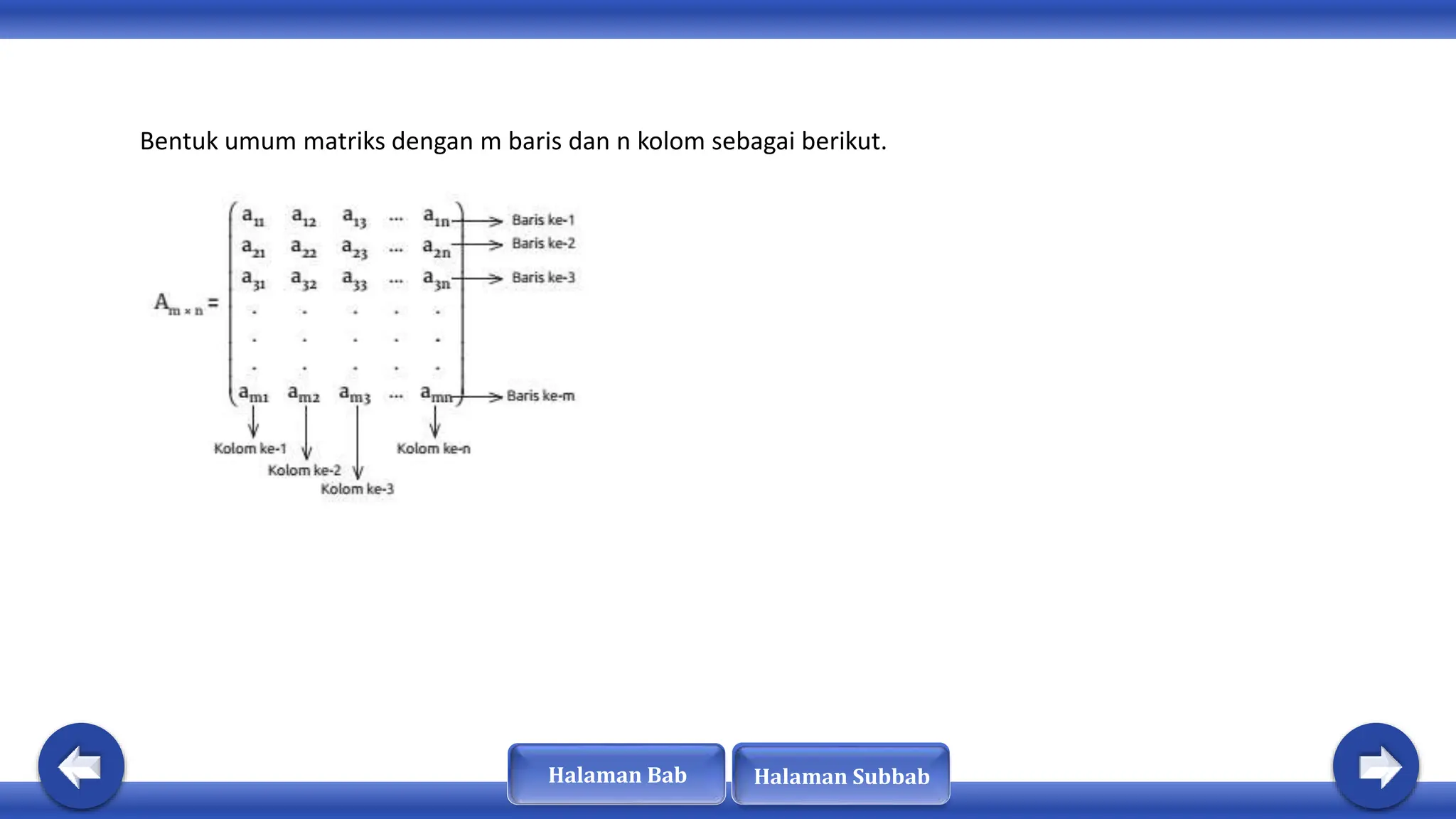 PPT Matriks kelas 11 sma kurikulum merdeka | PPTX