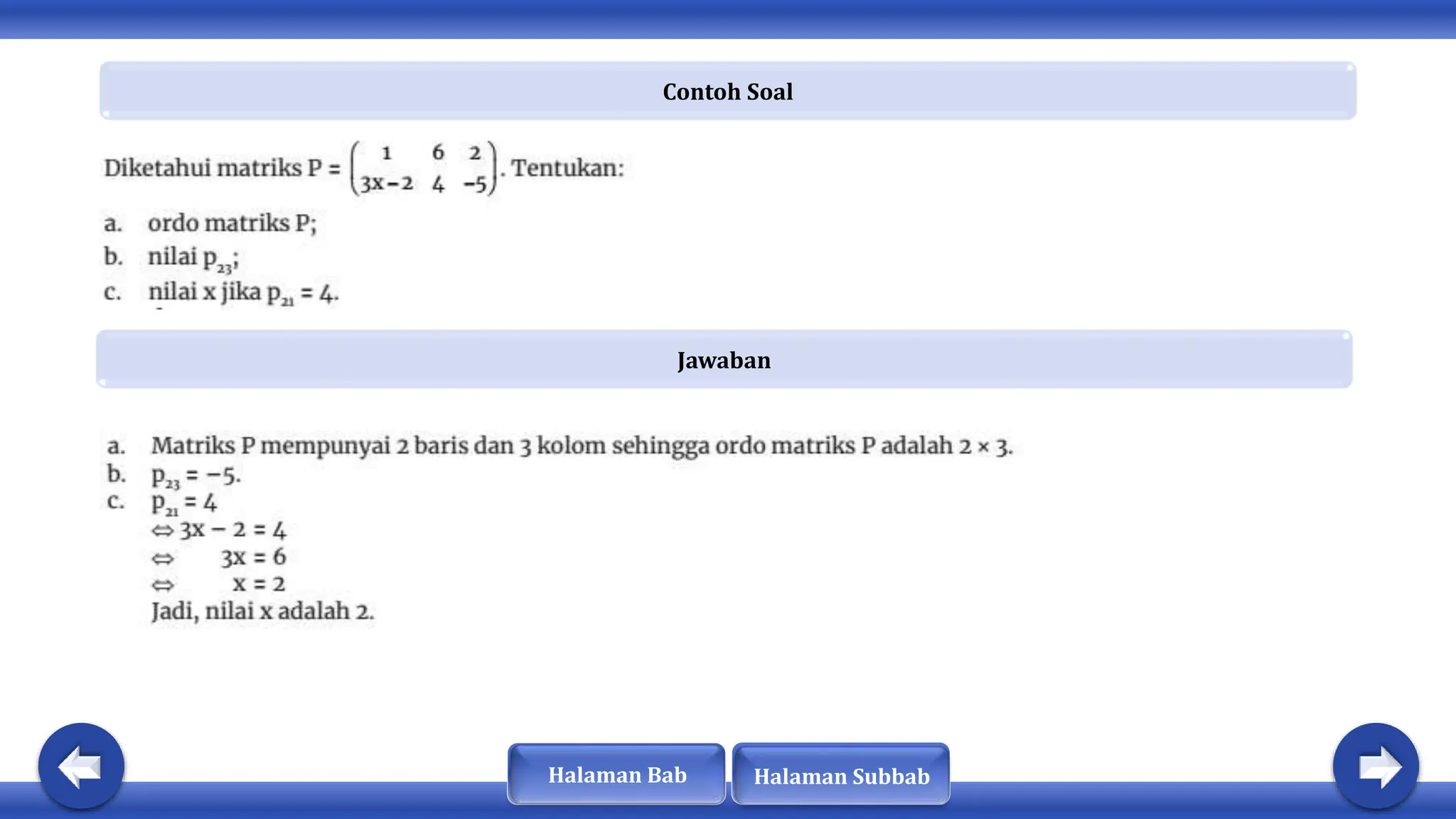 PPT Matriks kelas 11 sma kurikulum merdeka | PPTX