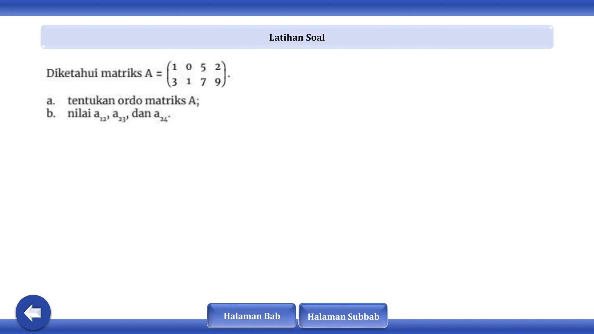 PPT Matriks kelas 11 sma kurikulum merdeka | PPTX