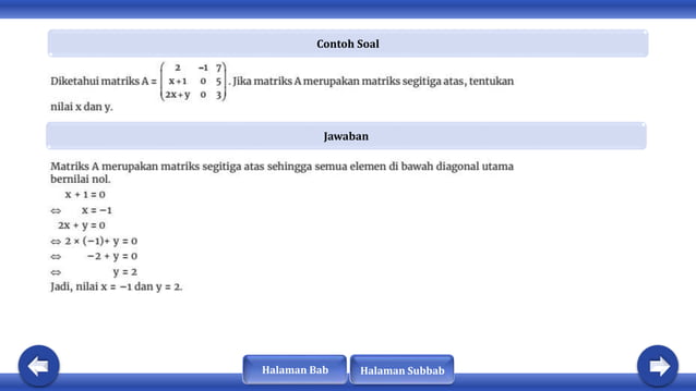 PPT Matriks kelas 11 sma kurikulum merdeka | PPTX