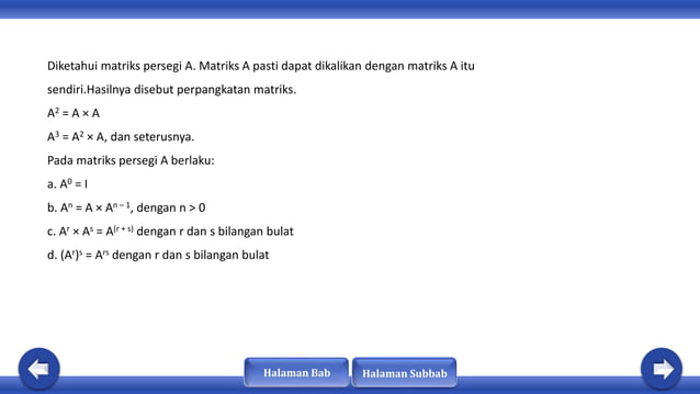 PPT Matriks kelas 11 sma kurikulum merdeka | PPTX