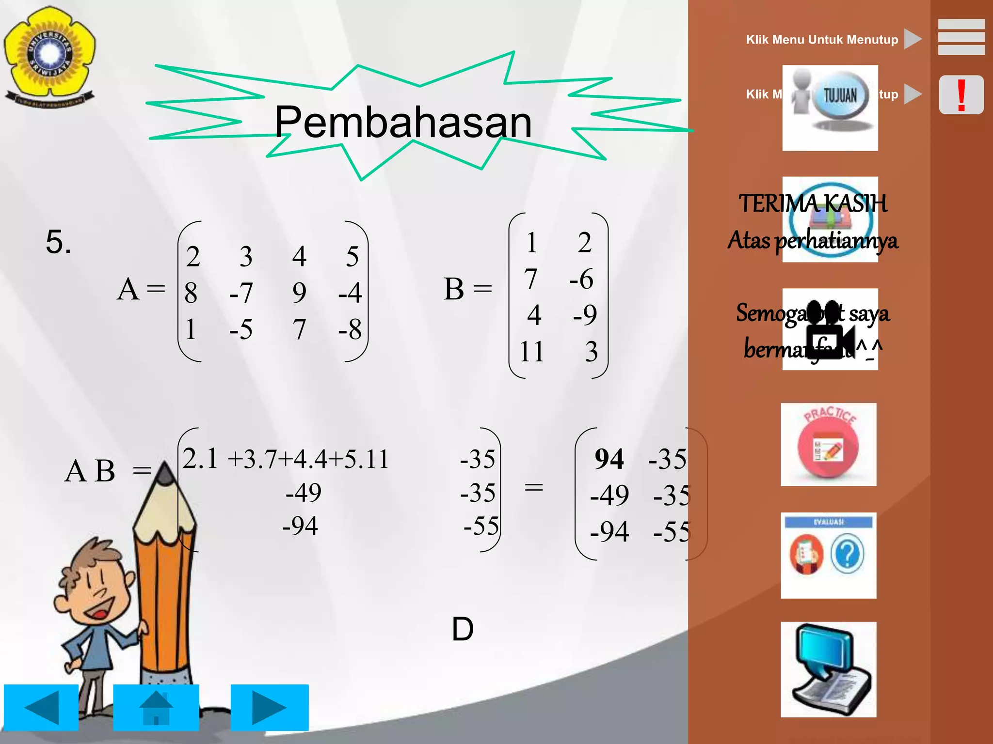 PPT MATERI MATRIKS | PPTX