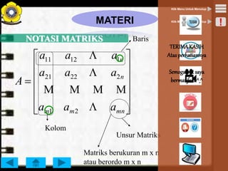 PPT MATERI MATRIKS | PPTX