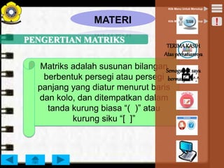 PPT MATERI MATRIKS | PPTX