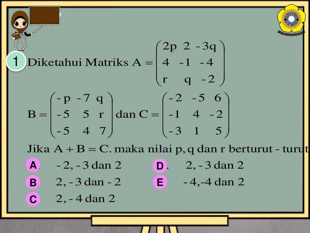 PPT MATERI MATRIKS