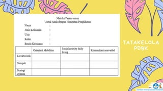 Profil Peserta Didik dan Matriks Perencanaan Program Kebutuhan Khusus ...