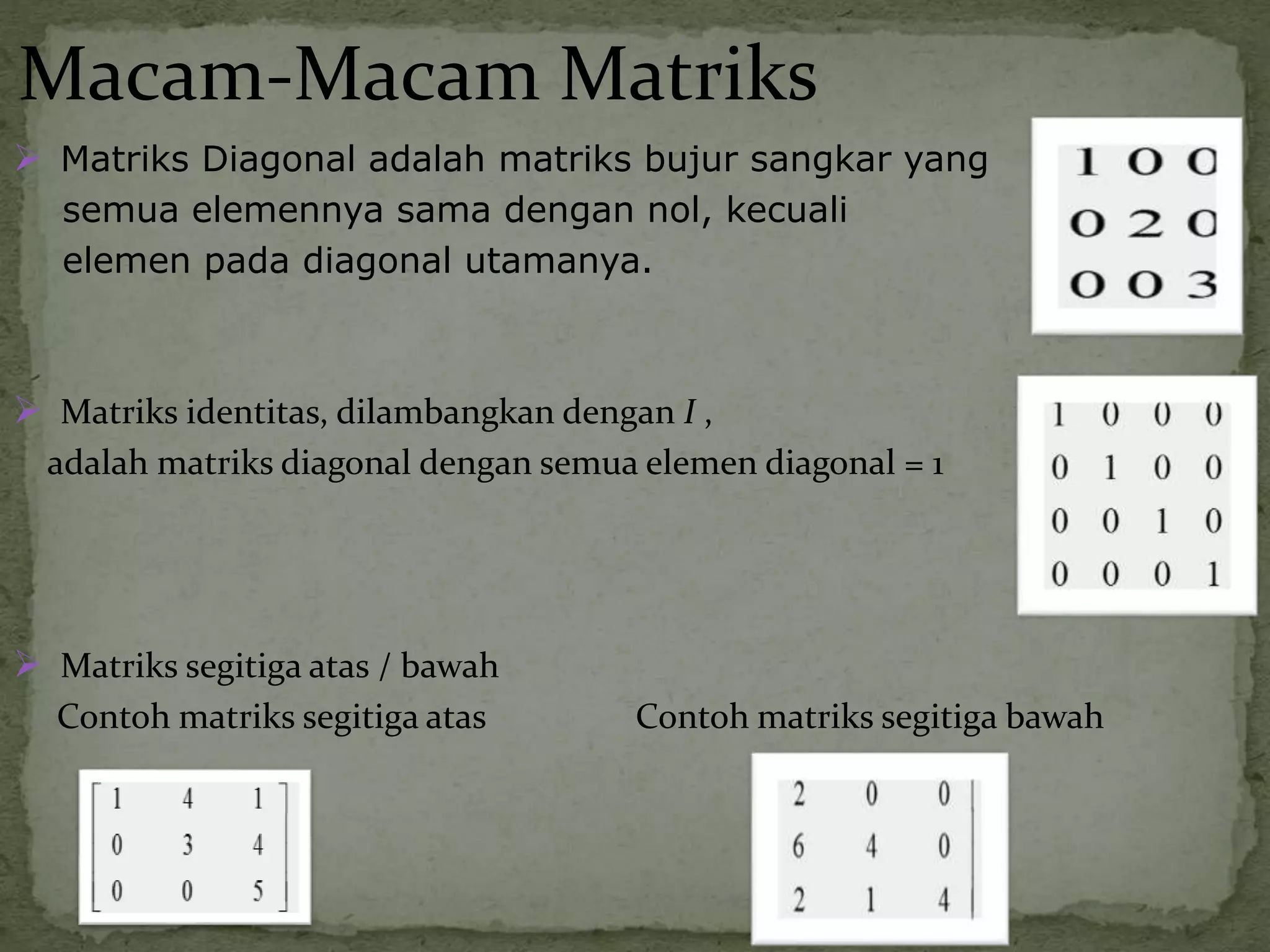 Ppt matriks, relasi, fungsi | PPTX