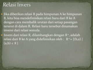 Ppt matriks, relasi, fungsi | PPTX