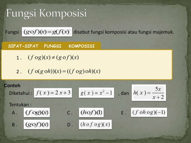 Ppt matriks, relasi, fungsi | PPTX