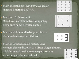 Ppt matriks, relasi, fungsi | PPTX