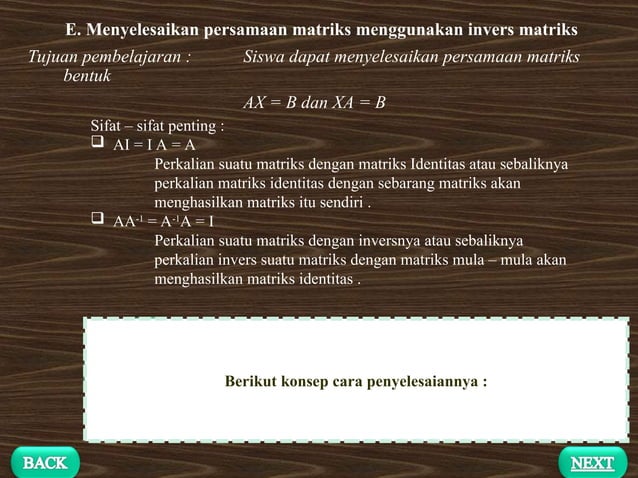 ppt matrix.ppt pendidikan ppt matematika | PPT