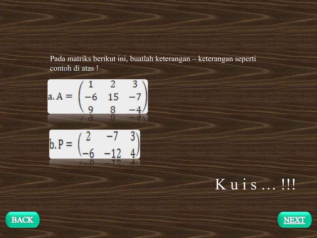 ppt matrix.ppt pendidikan ppt matematika | PPT