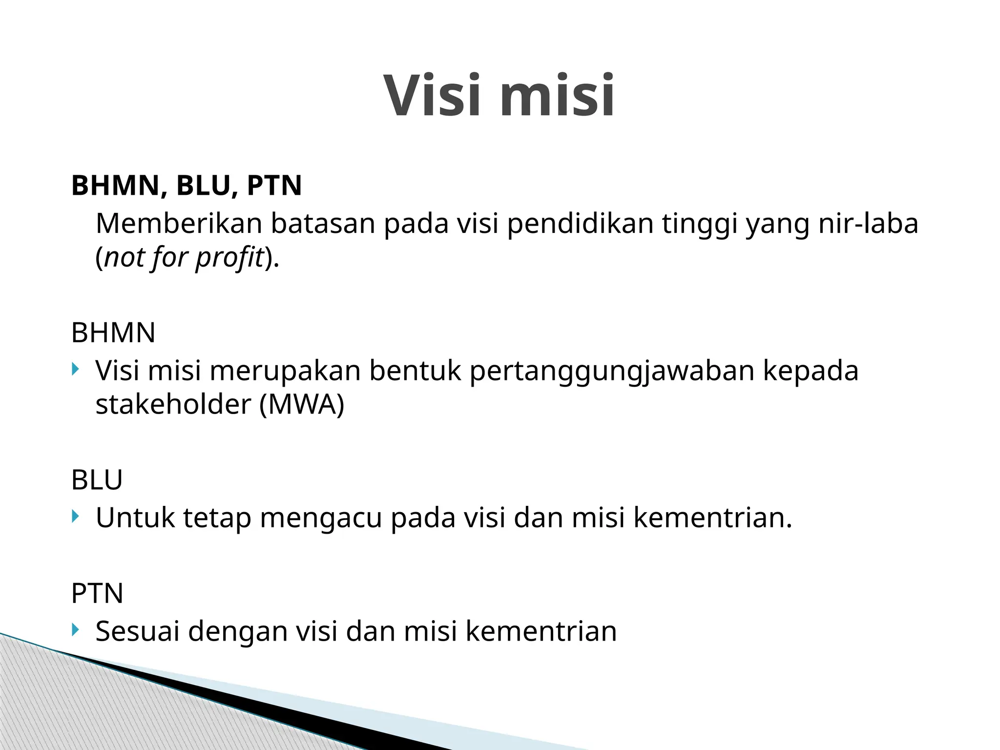 ppt matrix Kampus Tinggi BHMN, BLU, PTN.pptx